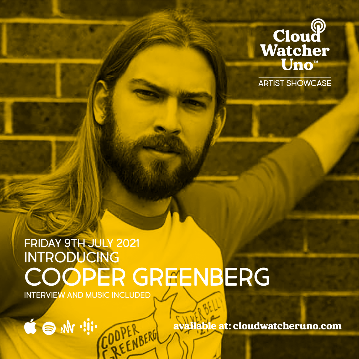 Artist Showcase with Cooper Greenberg | CloudwatcherUno PLAY.LISTEN.ENJOY.